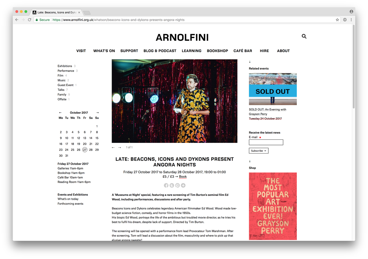 Identity and Website ← Arnolfini ← POLIMEKANOS