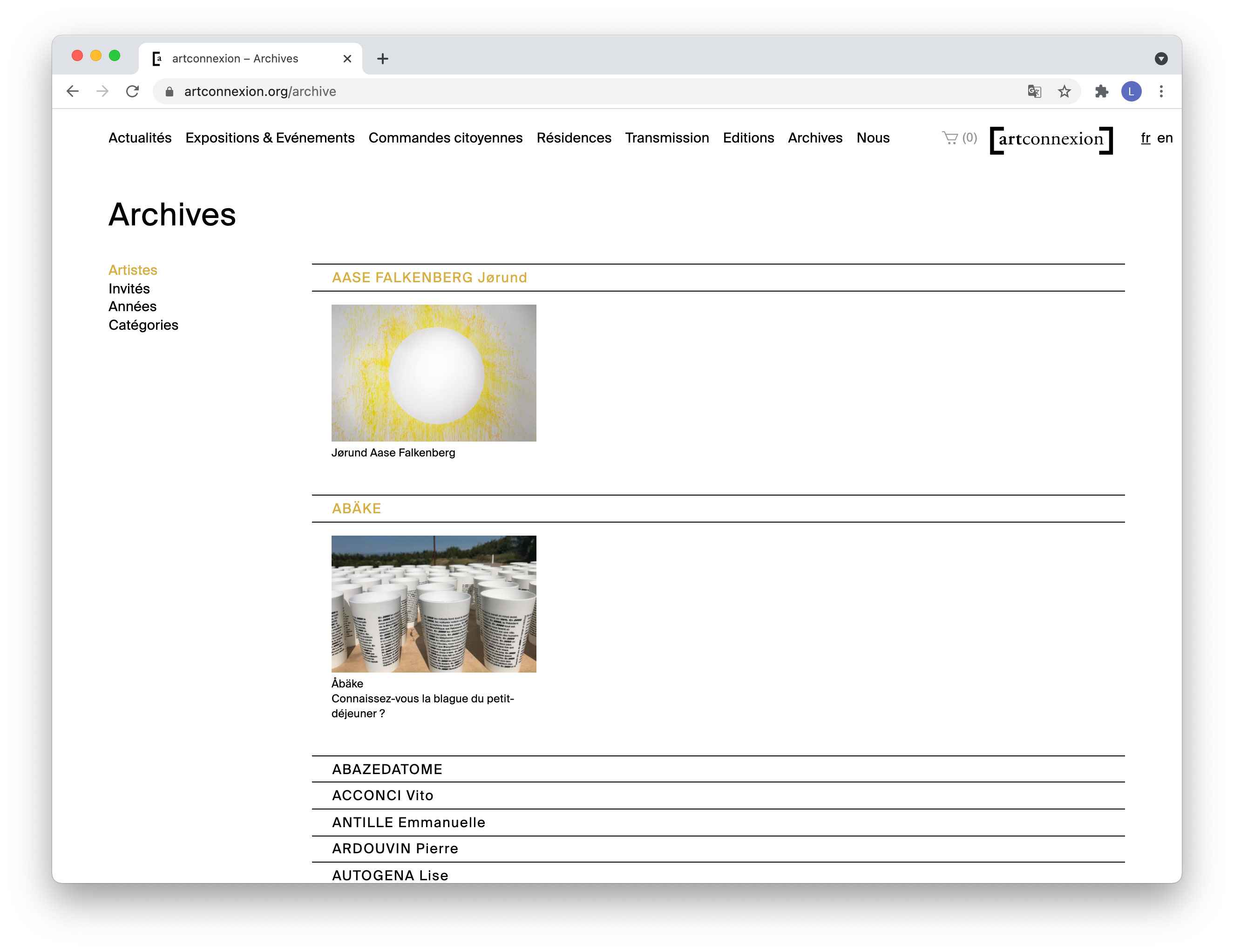 artconnexion website design ← artconnexion ← POLIMEKANOS